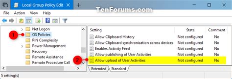 Enable Or Disable Sync Activities From Pc To Cloud In Windows 10