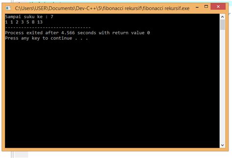 Fibonacci Menggunakan Function Cumulonimbus Cloud