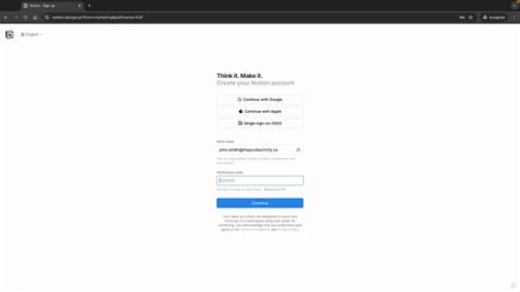 How To Create A Notion Account In 6 Easy Steps - The Productivity Co.