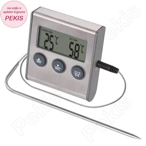 Kuhinjski Digitalni Termometer S Sondo Za čokolado Sladkor Meso Pekis Trgovina Za Peko