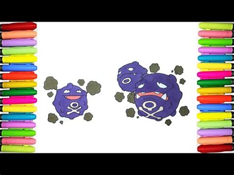 Koffing Pokemon Coloring Page Koffing Coloring Page Free Printable