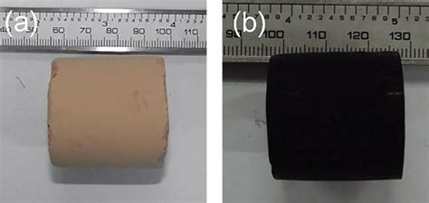 Sample Of C Sio2 Composite Aerogel Before A And After B Heat Treatment Download