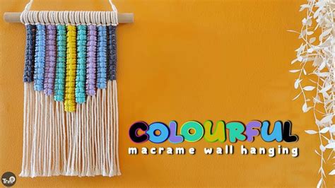 Multicolor Macrame Wall Hanging Macrame Wall Hanging Easy For Beginners Macrame Wall