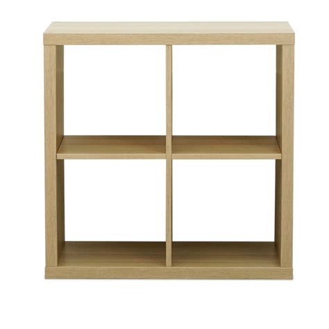 Ikea Kallax Bookshelf White Stained Oak Effect Ref 60324520