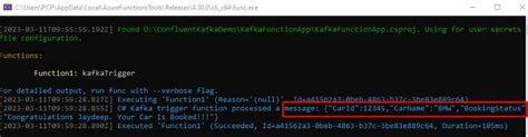Kafka Application With Confluent Cloud And Azure Function App Using NET Core