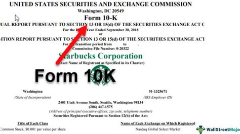 Form 10 K What Is It Filing Requirements