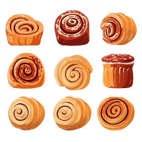 Premium Vector Food Wheat Bakery Bread Bun Breakfast Meal Pastry Bake Fresh Healthy Baguette