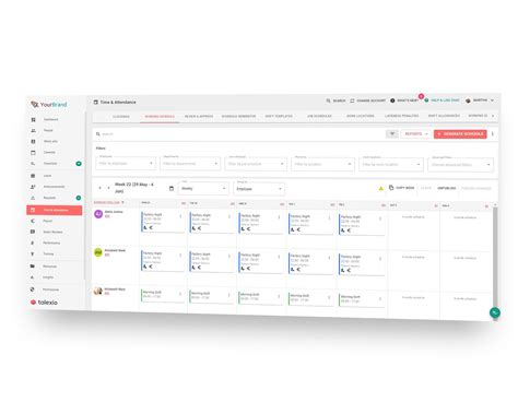 Employee Shift Scheduling Software Talexio Hr Software