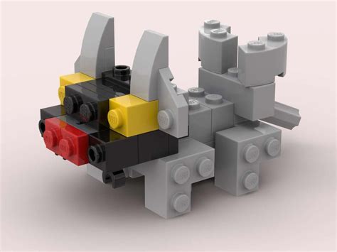 Lego Moc Robo Poochyena By Lowfatskim Rebrickable Build With Lego