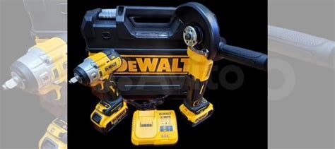 Набор ушм и гайковерт аккумуляторные купить в Москве | Товары для дома ...