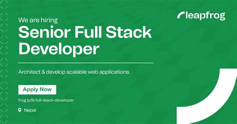 Leapfrog Technology Senior Full Stack Developer