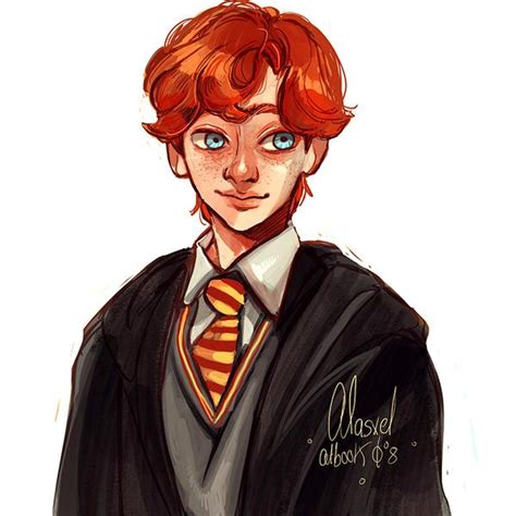 Ron Weasley By Alasxe On Deviantart Harry Potter Drawings Ron