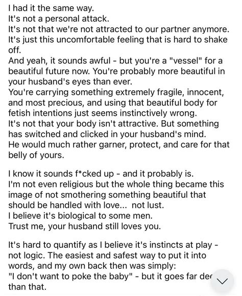 “when A Woman Is Pregnant She Is A Sacred Vessel That I Cannot