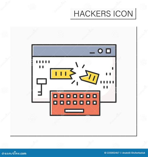Stealing Or Input New Idea Bulb Concept Illustration Cartoon Vector