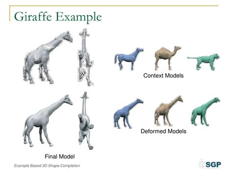 ppt example based 3d shape completion powerpoint presentation free