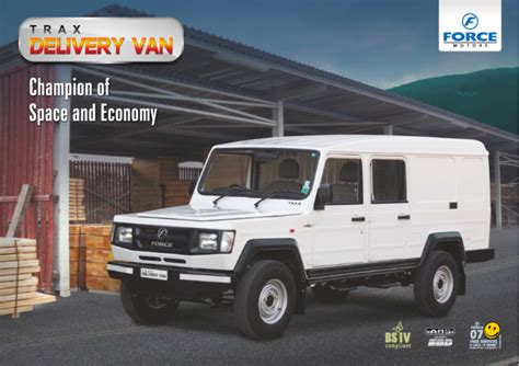 Force Trax Delivery Van At Best Price In Pune By Force Motors Limited Id 20608248055