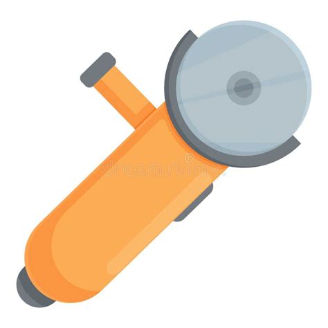 Angle Grinder Cutting Tool For Cutting Various Materials Stock Vector