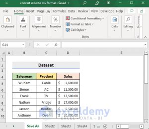 How To Convert Excel File To CSV Format Easy Ways ExcelDemy