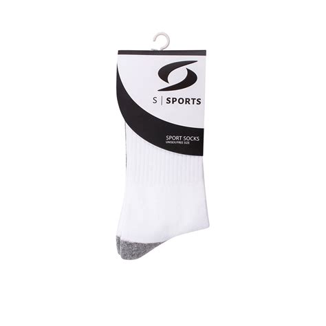 S Sports Snob Unisex Training Socks Supersports