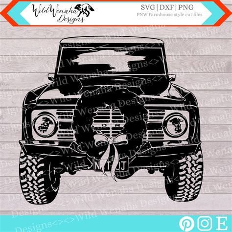 Ford Bronco Clip Art Etsy