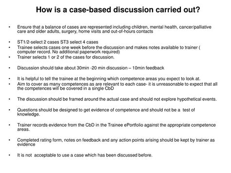 Ppt What Is Case Based Discussion Powerpoint Presentation Free Download Id 3970144