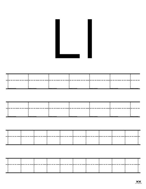 Letter L Worksheets Free Printables Printabulk