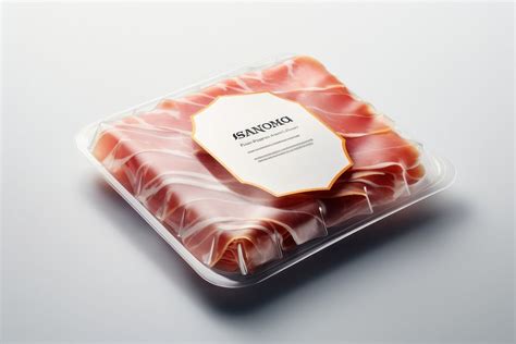 Serrano Ham Packaging Label Meat Free Photo Rawpixel