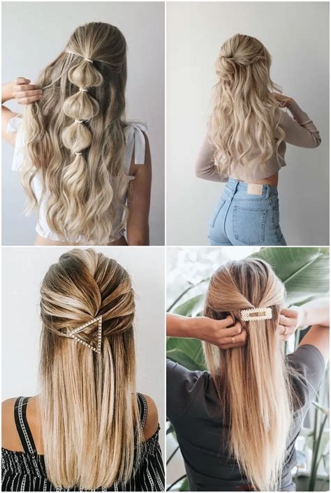 Half Up Half Down Hairstyles 2023 Trends And Hairdos For Every Hair