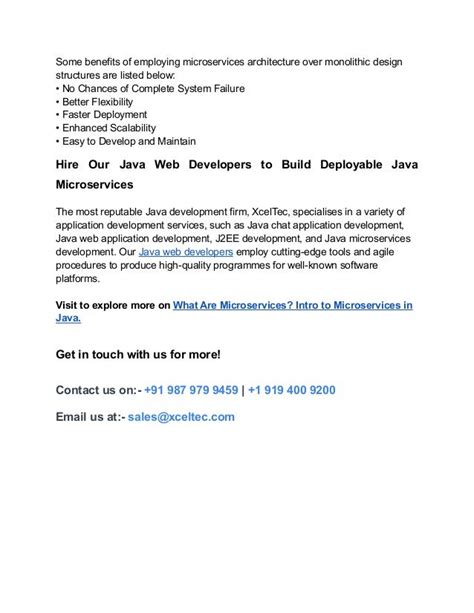 What Are Microservices Why Java Microservices Are Important Pdf