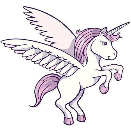 Unicorn With Wings Drawing Easy