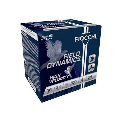 Fiocchi Ammo 28ga 275 Hi Vel 1300fps 34oz 6 25b 10c Graf And Sons