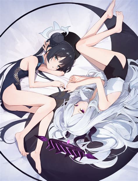 Enokinoko1010 Hina Blue Archive Kisaki Blue Archive Blue Archive
