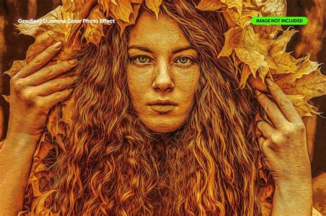 Premium Psd Gradient Duotone Color Photo Effect