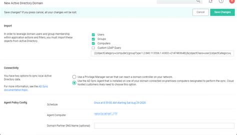 Active Directory Synchronization