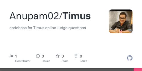 Github Anupam02timus Codebase For Timus Online Judge Questions