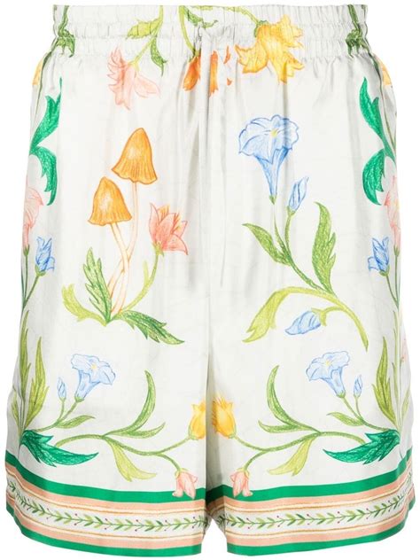 Casablanca Printed Shorts Casablanca