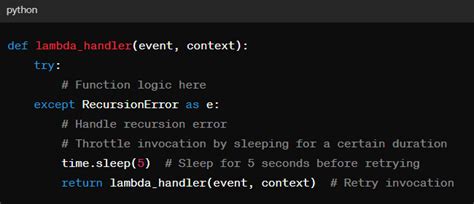 Exceptional Fix Detecting And Stopping Recursive Loops In Aws Lambda