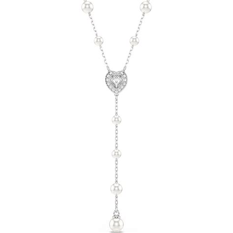 Swarovski Collier Ariana Grande X Swarovski Y Necklace Crystal Pearl