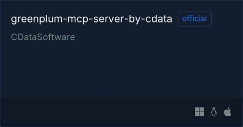Greenplum Mcp Server By Cdata Glama Greenplum Mcp Server By Cdata Glama