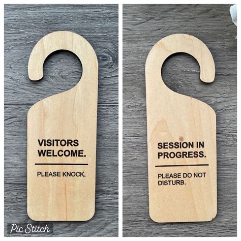 Do Not Disturb Sign Im In Here Work Door Hanger Door Sign Office Sign Personalize Custom