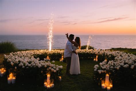 A Romantic Malibu Sunset Proposal Francesca Maria Photo Best