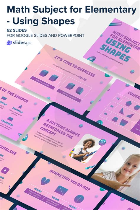 Math For Elementary Using Shapes Google Slides PPT