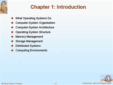 Introduction Chapter Introduction N What Operating Systems
