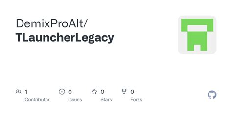 GitHub DemixProAlt TLauncherLegacy