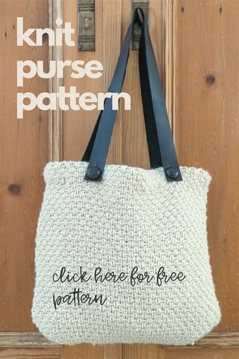 Knit Purse Pattern Artofit