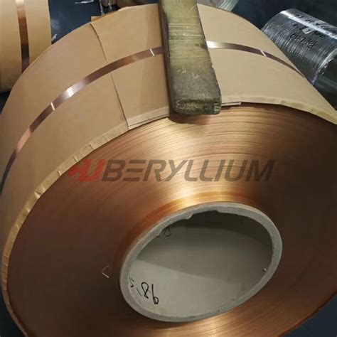 C17200 Astm B194 Beryllium Copper Tape Berylco 25 For Electrical Switch