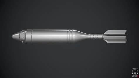 Mortar Shell 3d Model 5 Max Fbx Obj Free3d