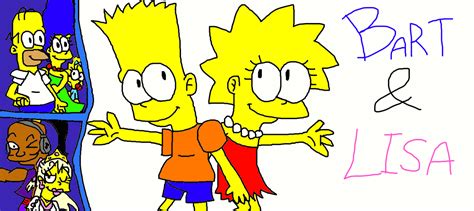 Bart And Lisa Logo By Pokegirlrules On Deviantart