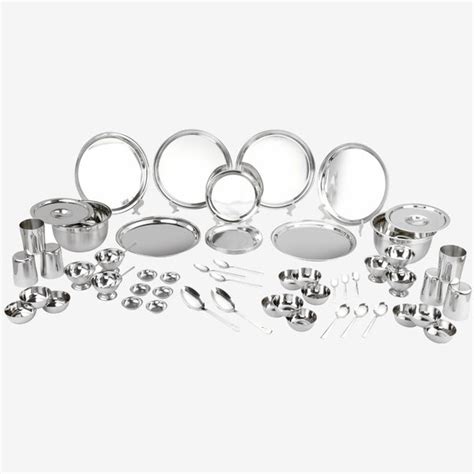 High Quality Stainless Steel Dinner Set Superior Dining Bhalaria Metal Forming