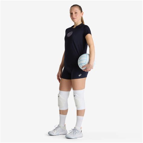 V100 Womens Volleyball Shorts Navy Decathlon